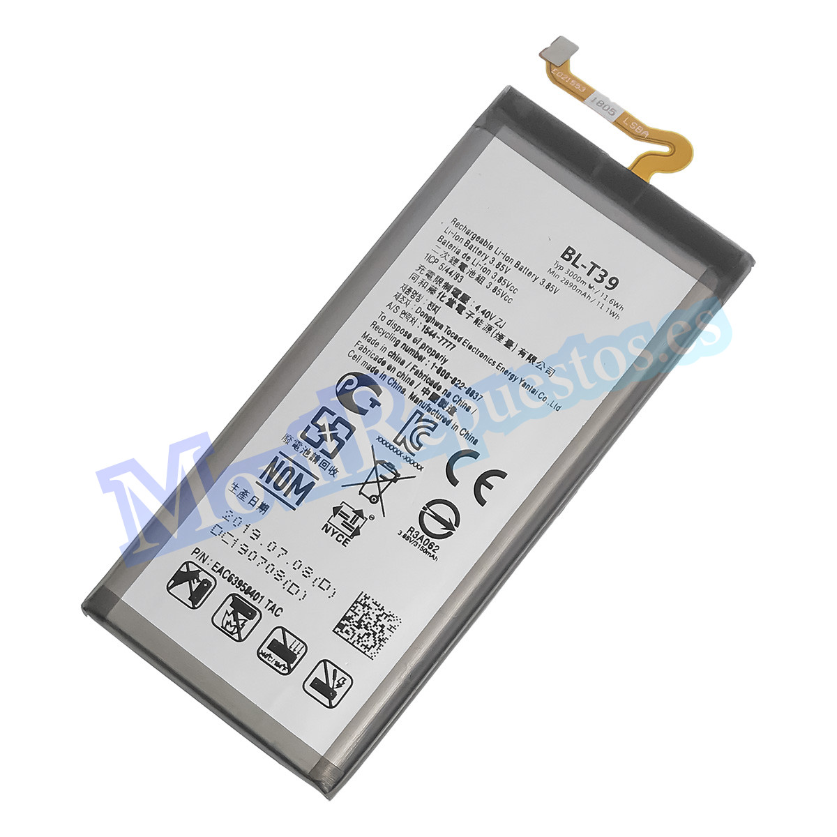Batería BL-T39 para LG G7 ThinQ G710EM / LG Q7 LM-Q610EM / LG G7 fit LM ...