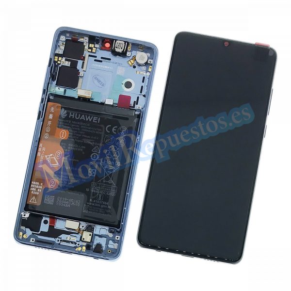 Pantalla Completa LCD Y Táctil Con Marco Y Piezas para Huawei P30 ...
