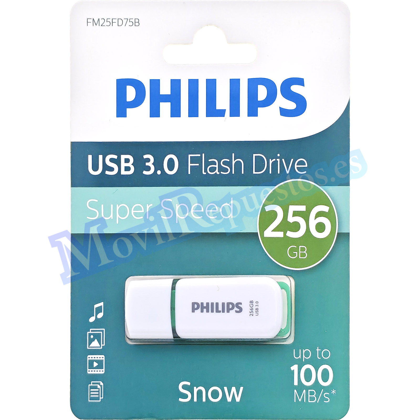 Pendrive Philips USB 3.0 Flash Drive 256GB – FM25FD75B – MovilRepuestos.es