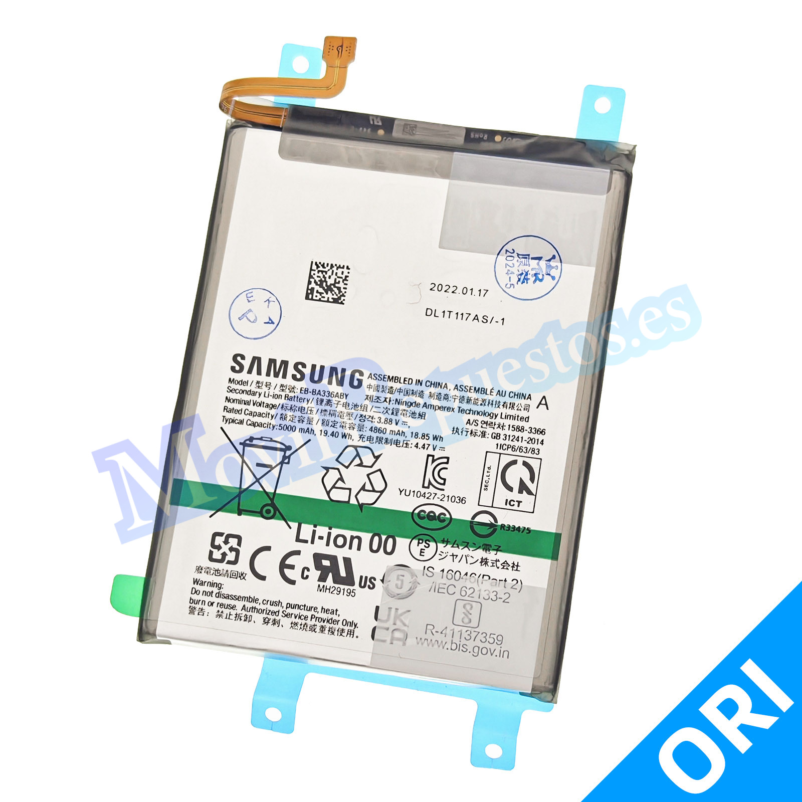 Batería Original EB-BA336ABY Para Samsung Galaxy A53 5G A536B / A33 5G ...