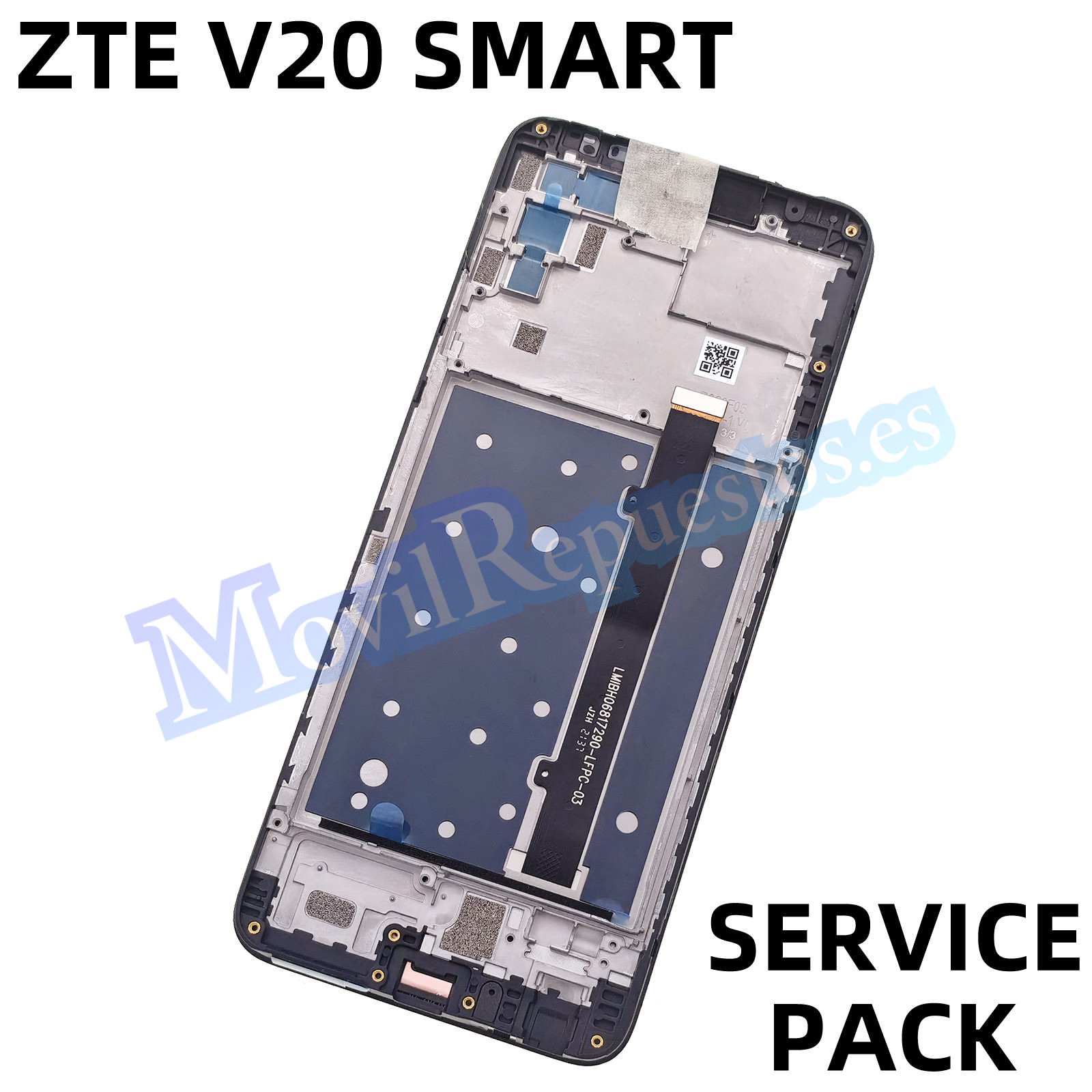 Pantalla Completa Original Con Marco LCD Y Táctil para ZTE Blade V20 Smart 8010 V2020 – Negro ...