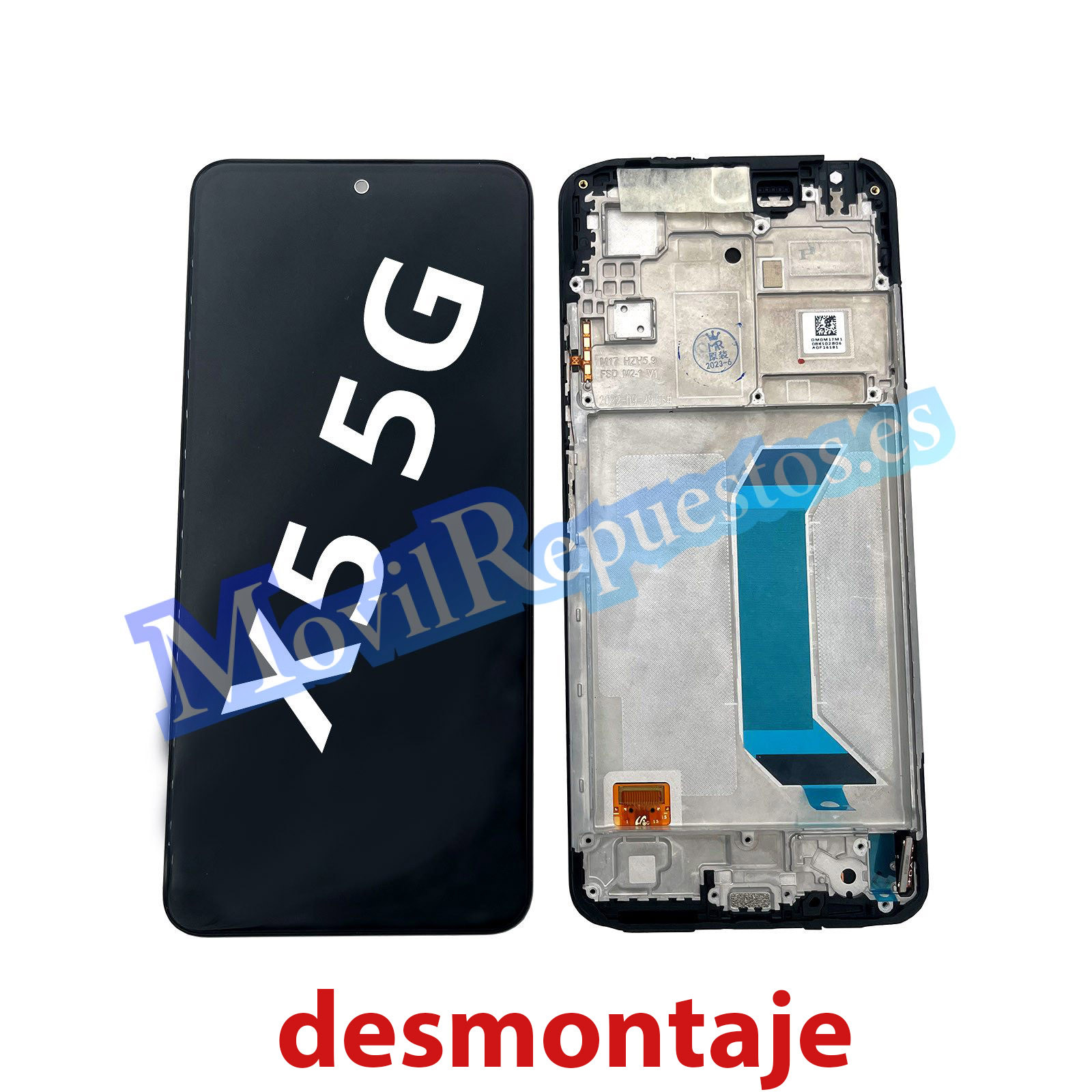 Pantalla Completa LCD Y Táctil Con Marco para Xiaomi Poco X5 5G / Redmi ...